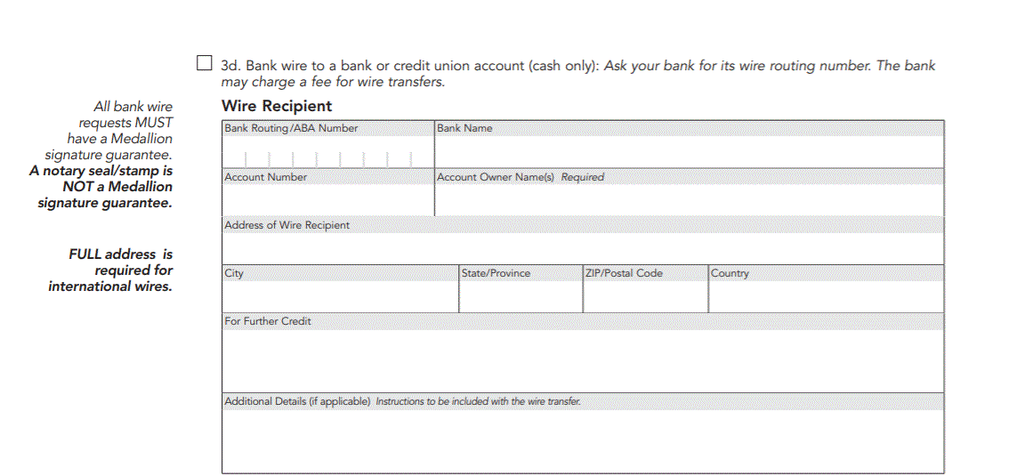 Fidelity Investments Wire Directive for Processing Solo 401k ...